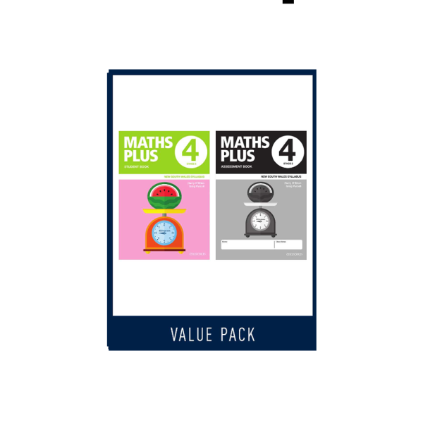 Maths Plus NSW Student & Assessment Book AC 4 - LJ Harper