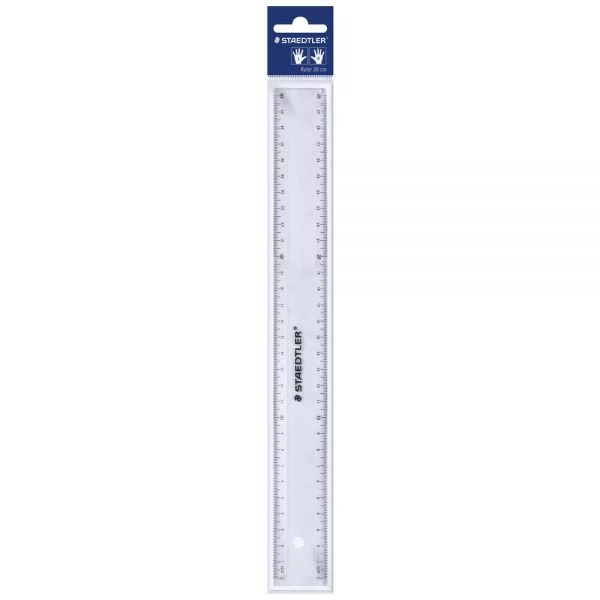 Staedtler 30cm Plastic Ruler - Single - LJ Harper
