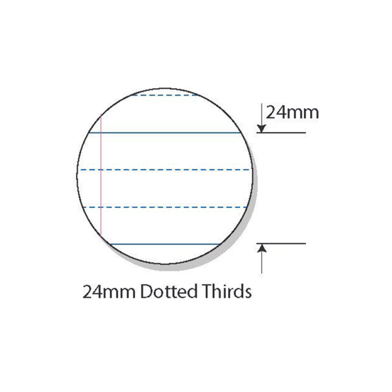 Writer Premium A4 48pg Exercise Book 18mm dotted thirds + red margin ...