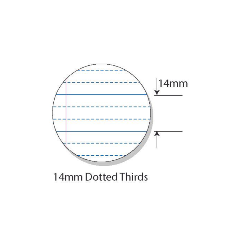 Writer Premium A4 64pg 14mm Dotted Thirds Exercise Book - LJ Harper
