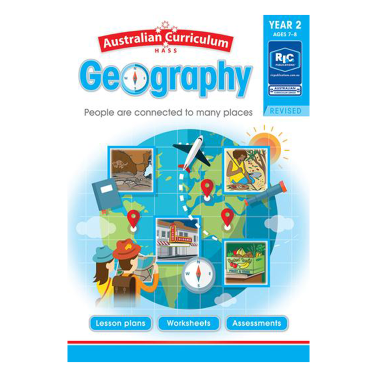 RIC Australian Curriculum Geography Year 2 Workbook LJ Harper