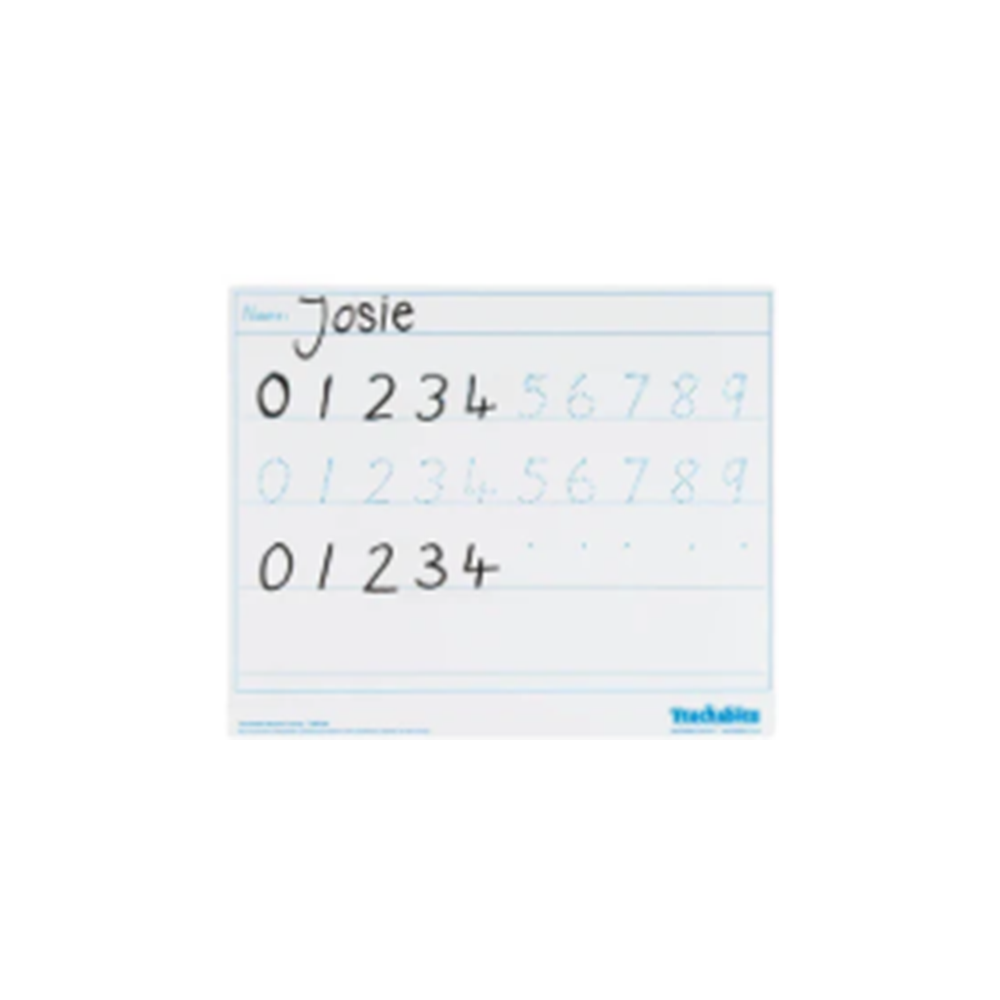Teachables Mini Whiteboard Number Tracing Pack of 30 - LJ Harper